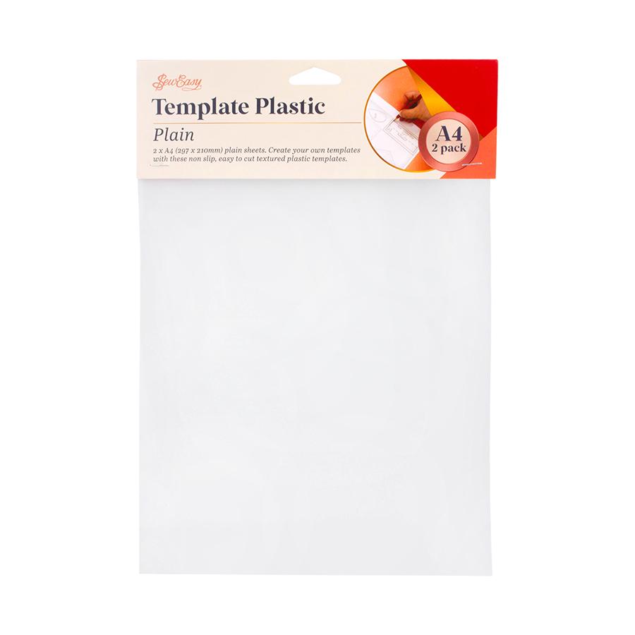 Sew Easy Template Plastic Sheets / Plain A4 2pcs – Miss Millys My Time